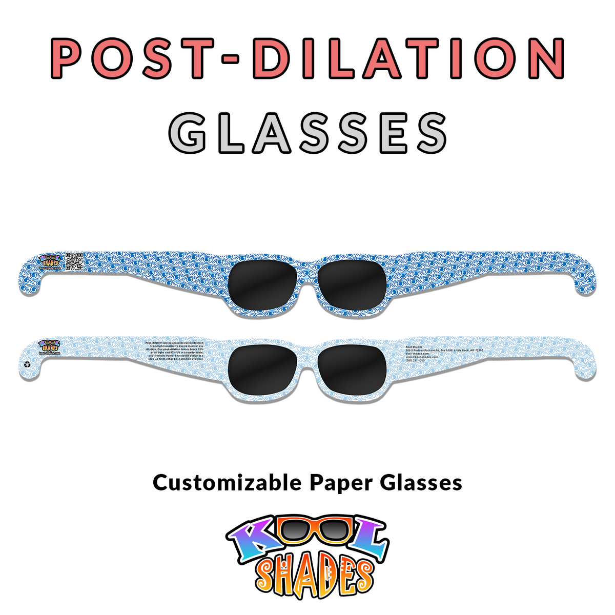 Post-dilation glasses 4-packs — Kool Shades